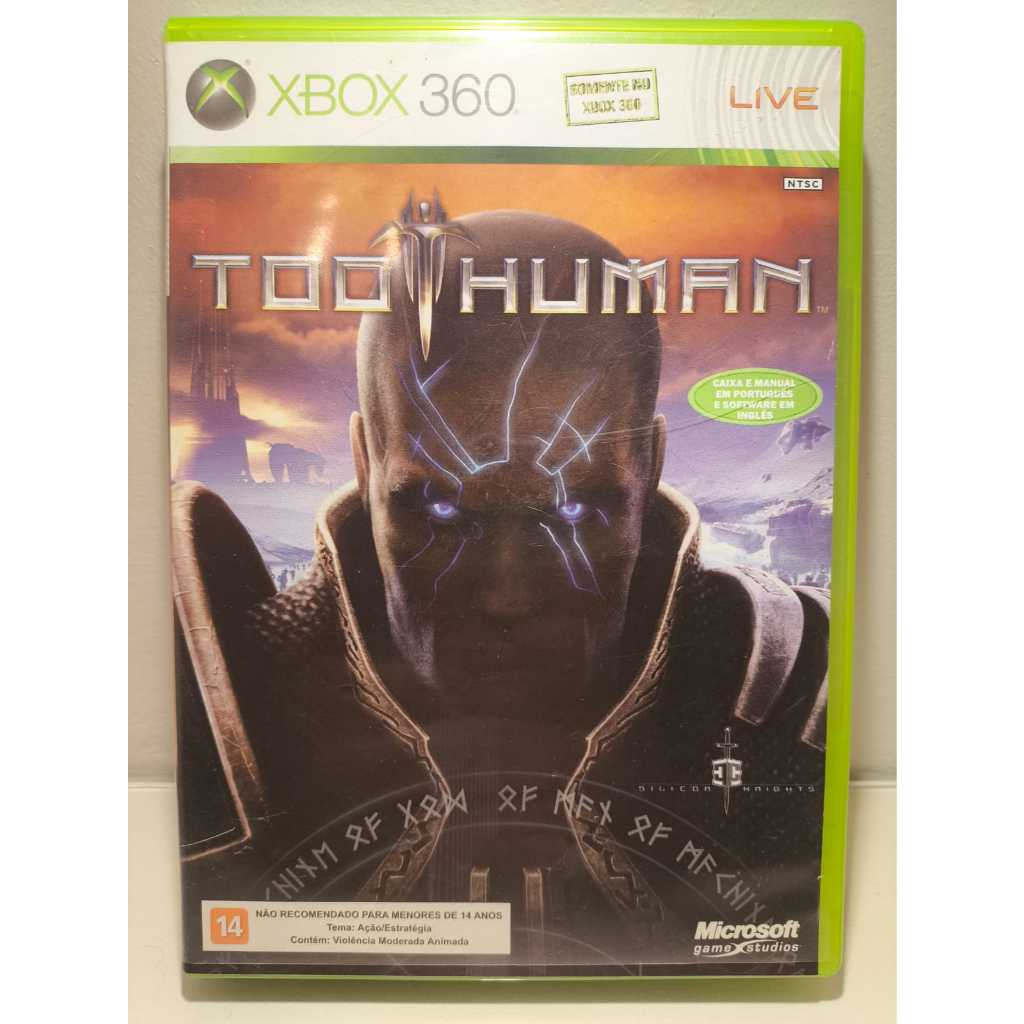 Too Human Original - Xbox 360 - Mídia Física (usado) | Shopee Brasil