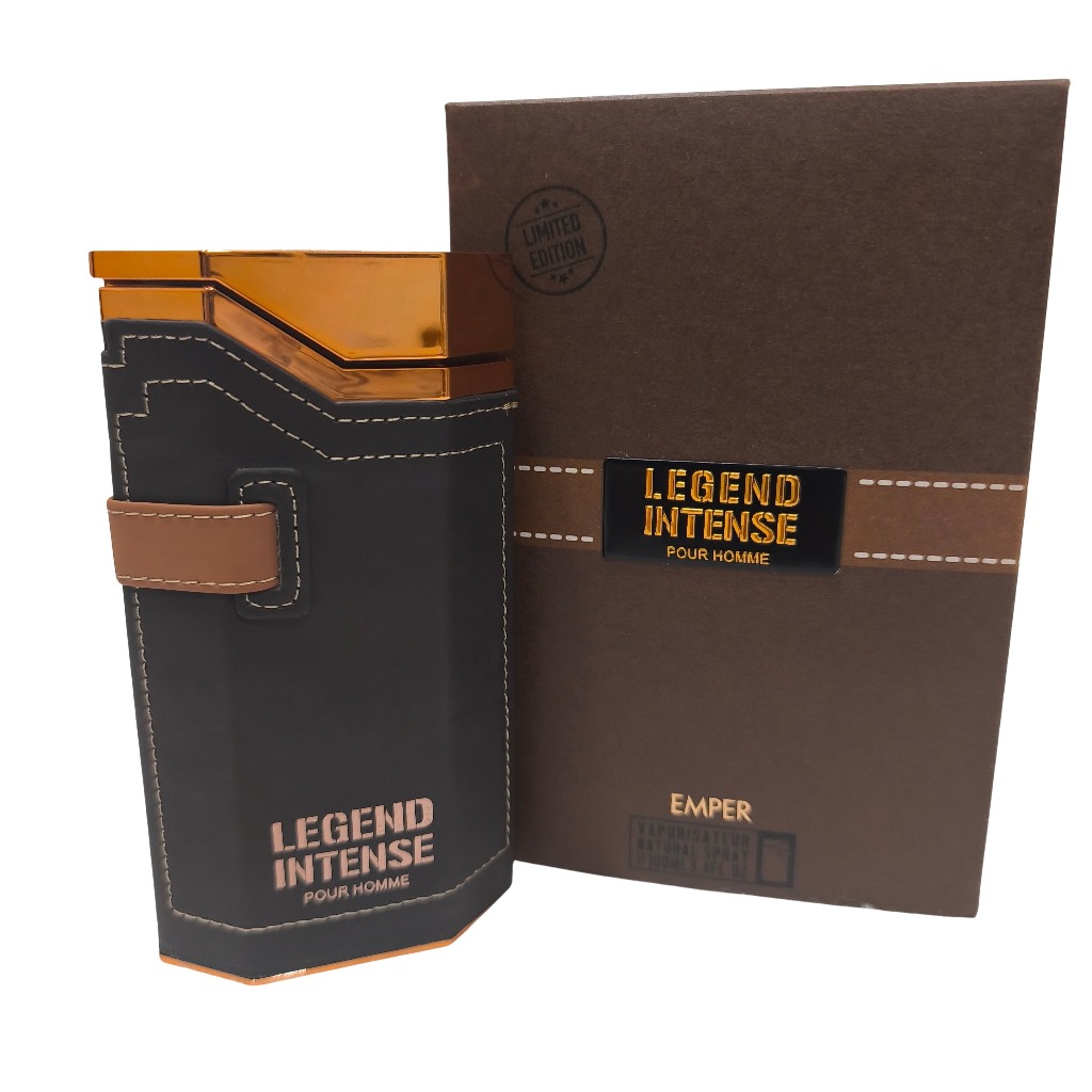 Perfume Árabe Legend Intense Masculino 100ml | Shopee Brasil