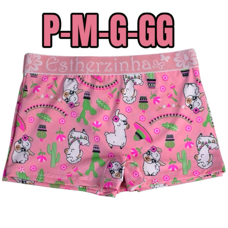 kit 10 calcinha boxer infantil menina shortinho box de microfibra macia ...