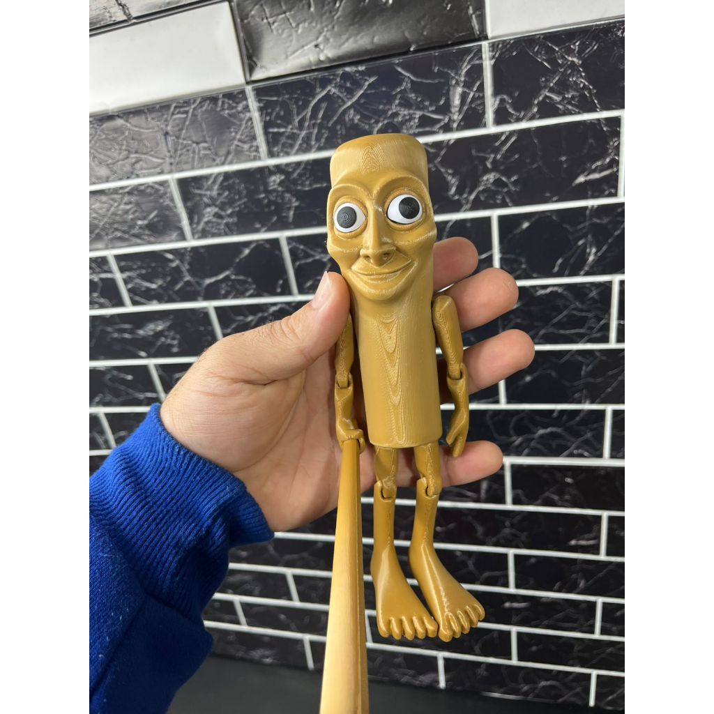 Boneco Tung Tung Sahur Articulado G 20cm – Meme Brainrot DecorToy3D com ...