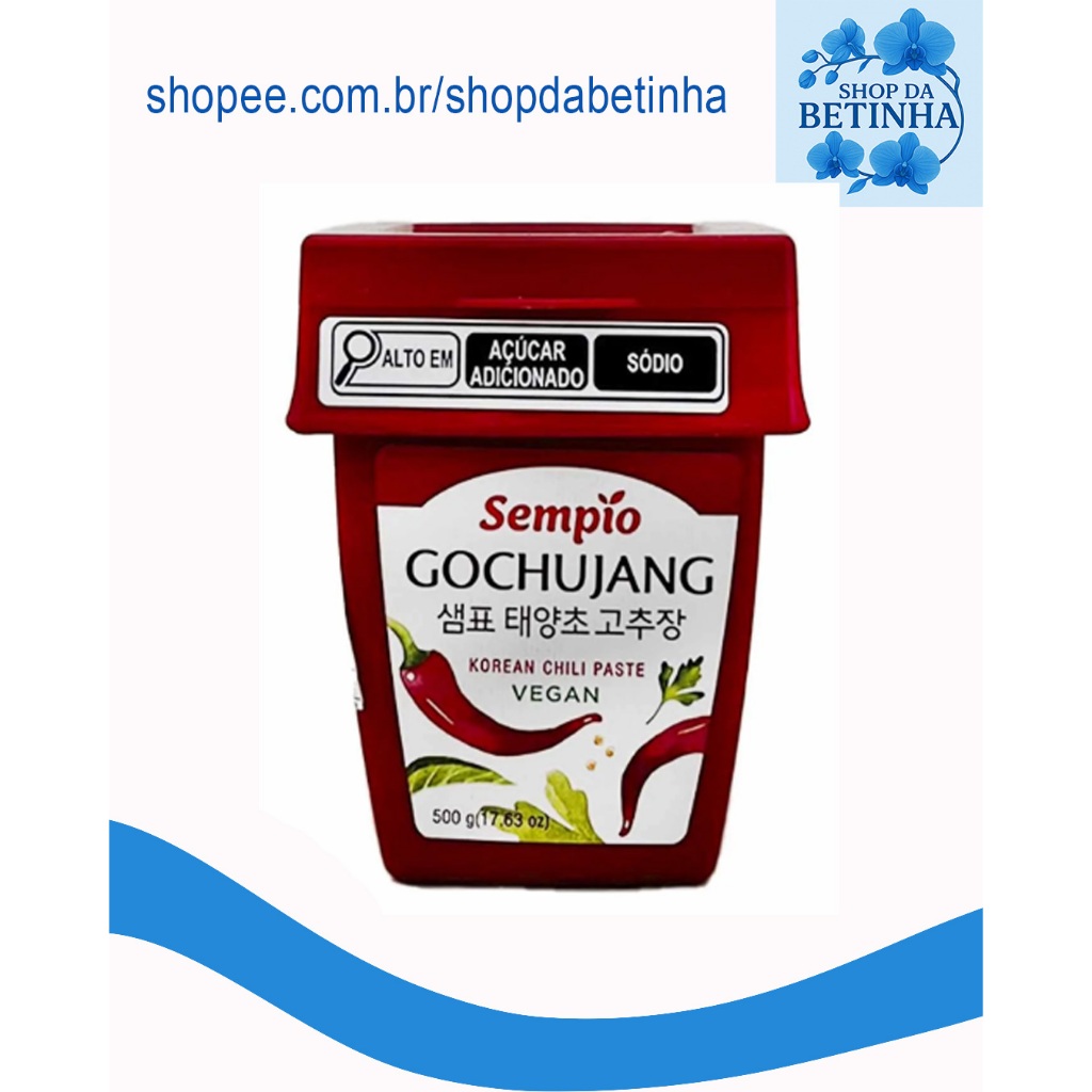 GOCHUJANG KOREAN HOT PEPPER PASTE (PASTA DE PIMENTA COREANA) - 500G ...