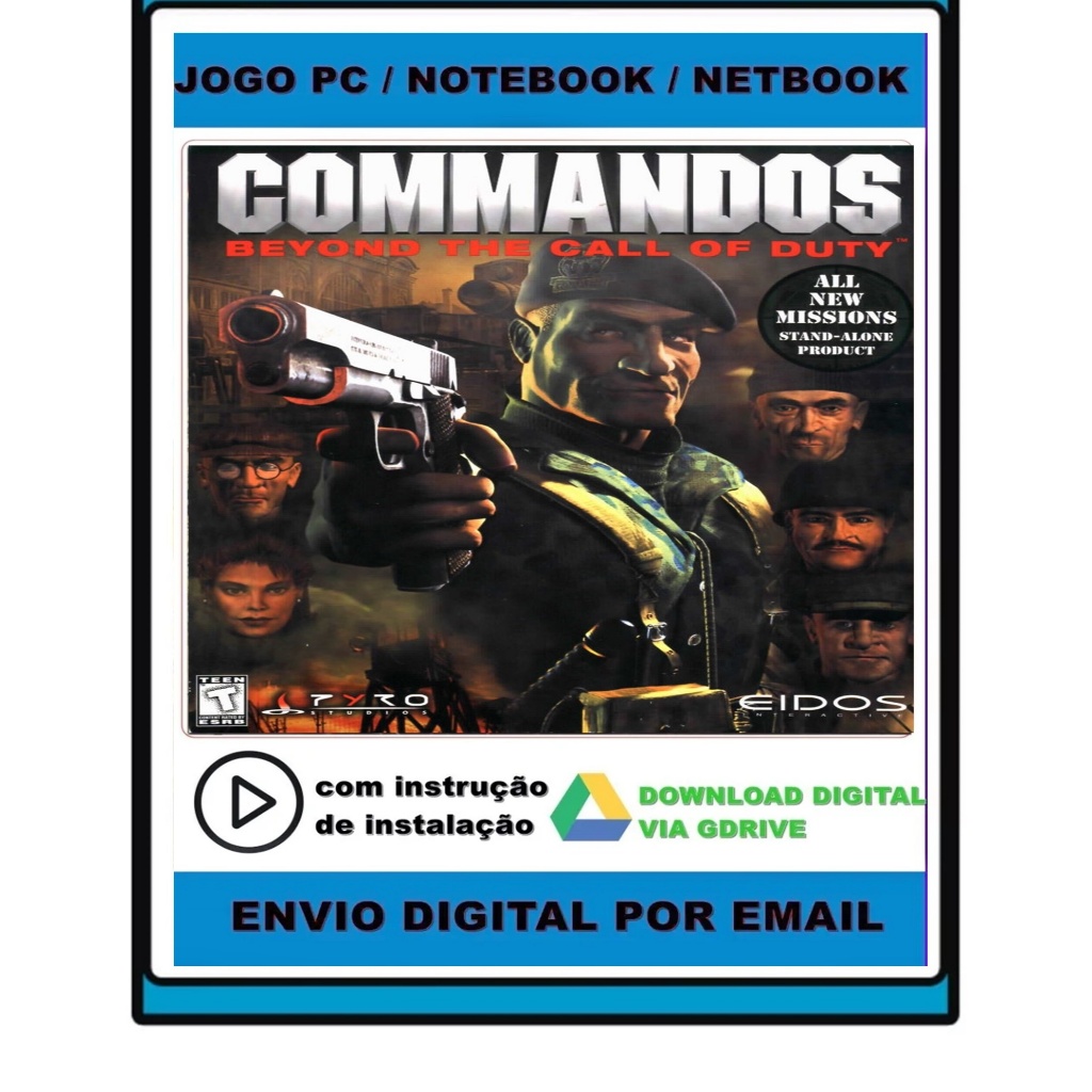 Commandos Beyond the Call of Duty - PC | Shopee Brasil