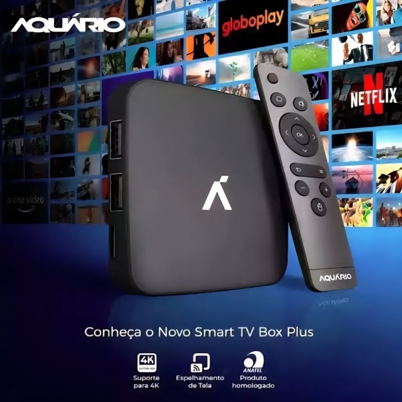 Smart TV Box Plus Aquario STV-3000PLUS | Shopee Brasil