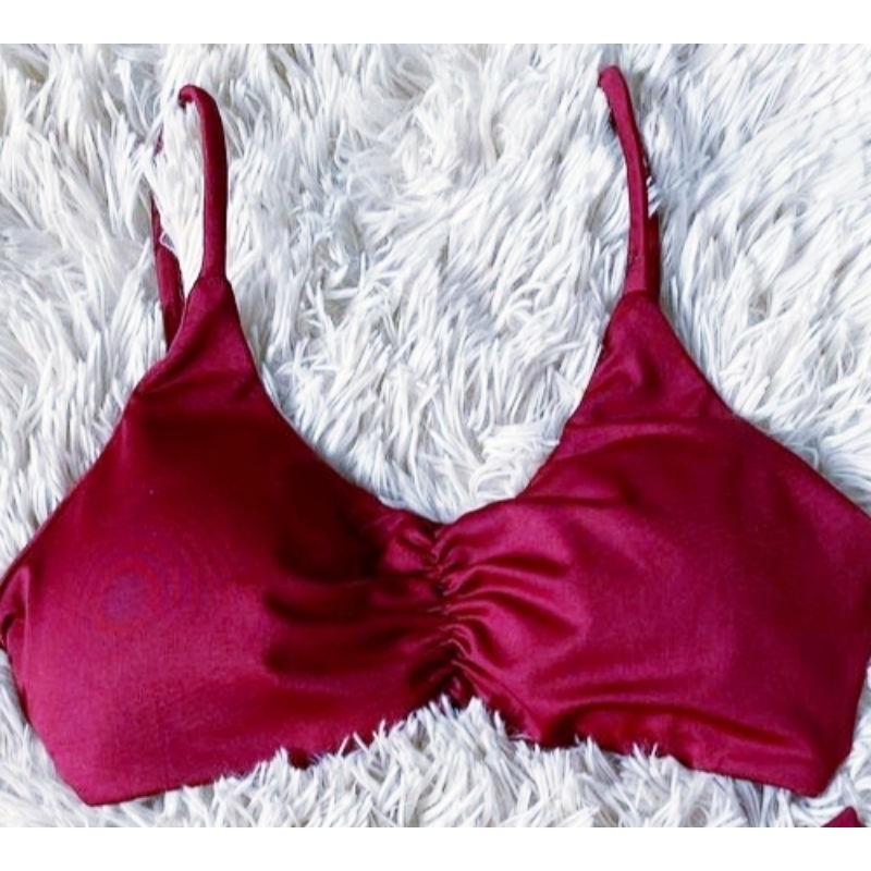 Top Avulso Costa nua Fitness feminino toque marcio | Shopee Brasil