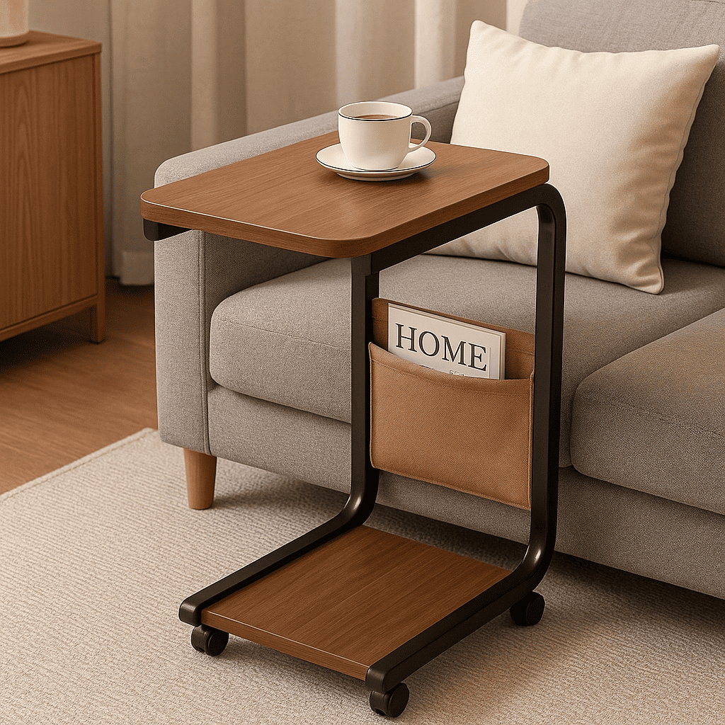 Mesa Multiuso Mesinha Notebook Rodinhas Sala Escritorio | Shopee Brasil