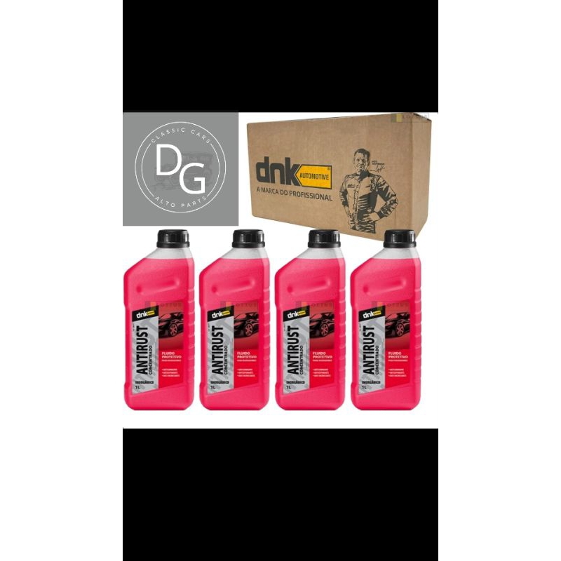 Fluido DNK Antirust Rosa Concentrado Aditivo Protetivo Radiador 1L ...
