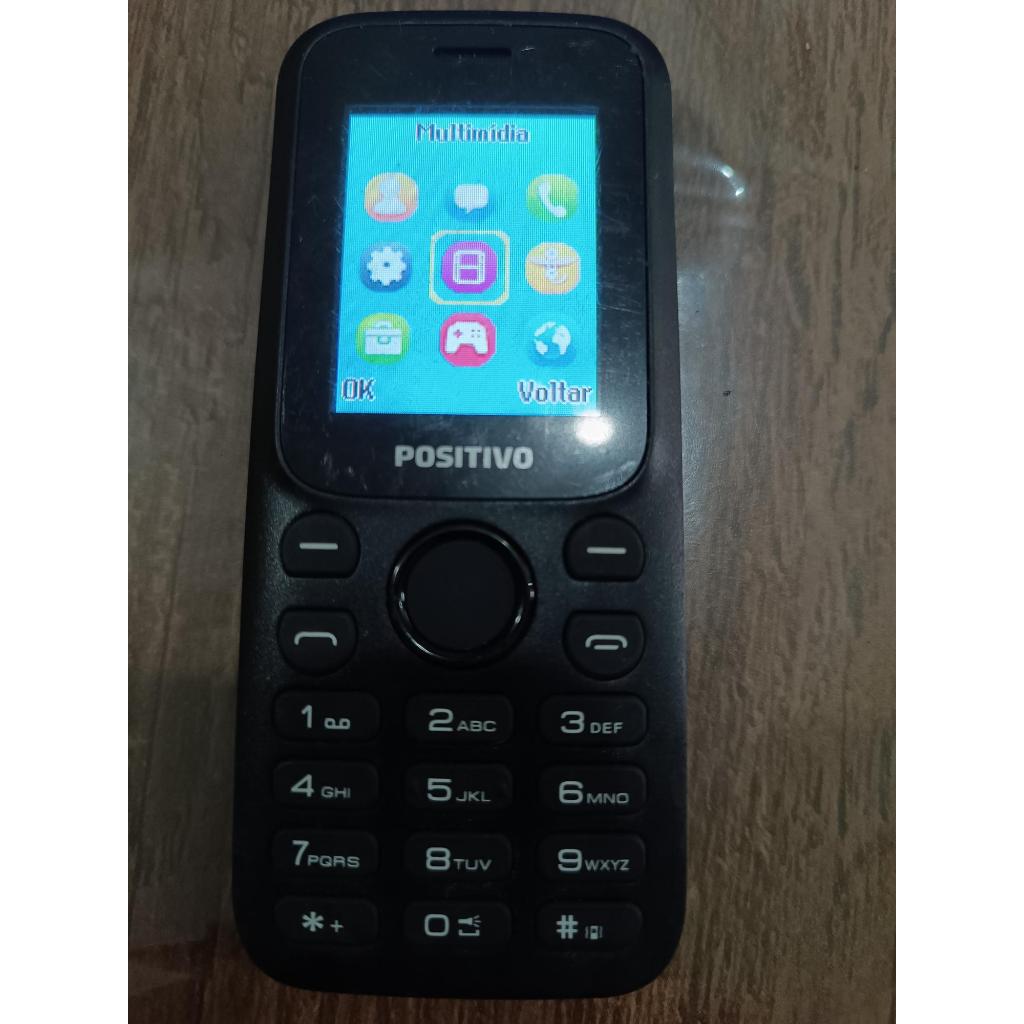 Celular Positivo P26 Dual Chip Radio FM Celular Idoso Funcionando ótimo ...