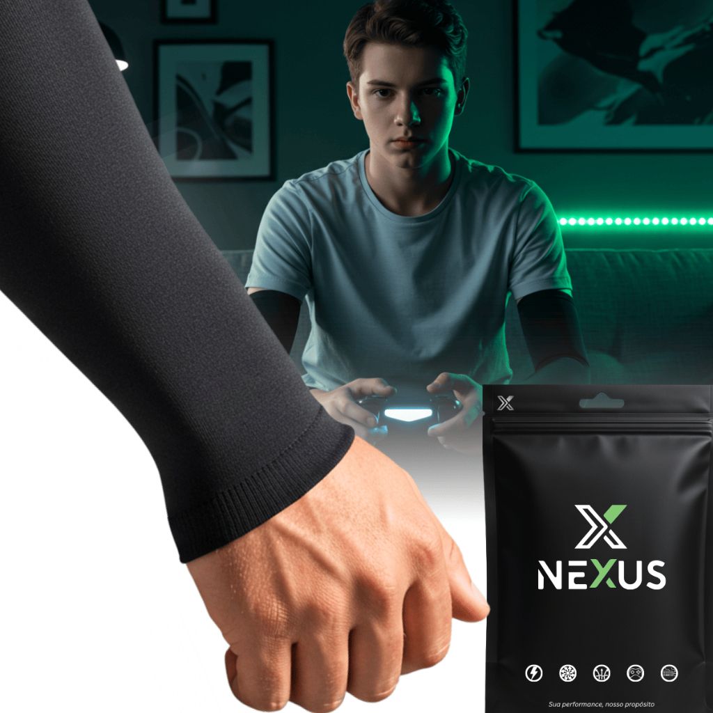 Manguito Gamer Profissional Speed Control Longo Alta Performance FPS ...