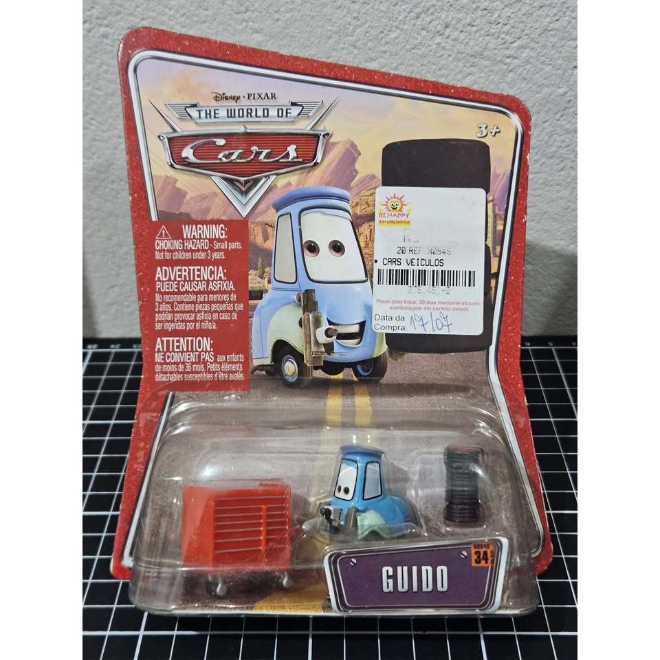 Guido - Oficial Disney Pixar Cars | Shopee Brasil