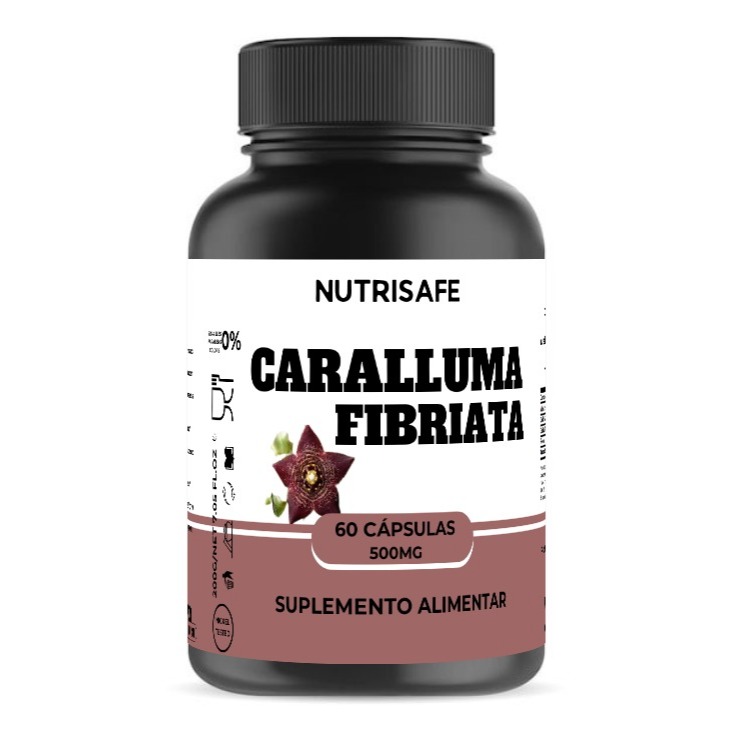 Caralluma Fibriata Original NutriSafe 60 Cápsulas | Shopee Brasil