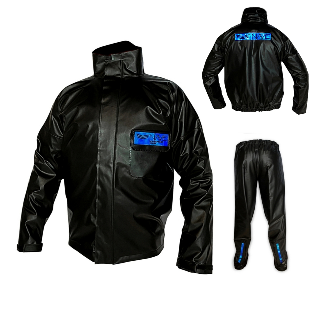 Conjunto Capa De Chuva Nave Roupa Para Motoqueiros Ciclistas ...