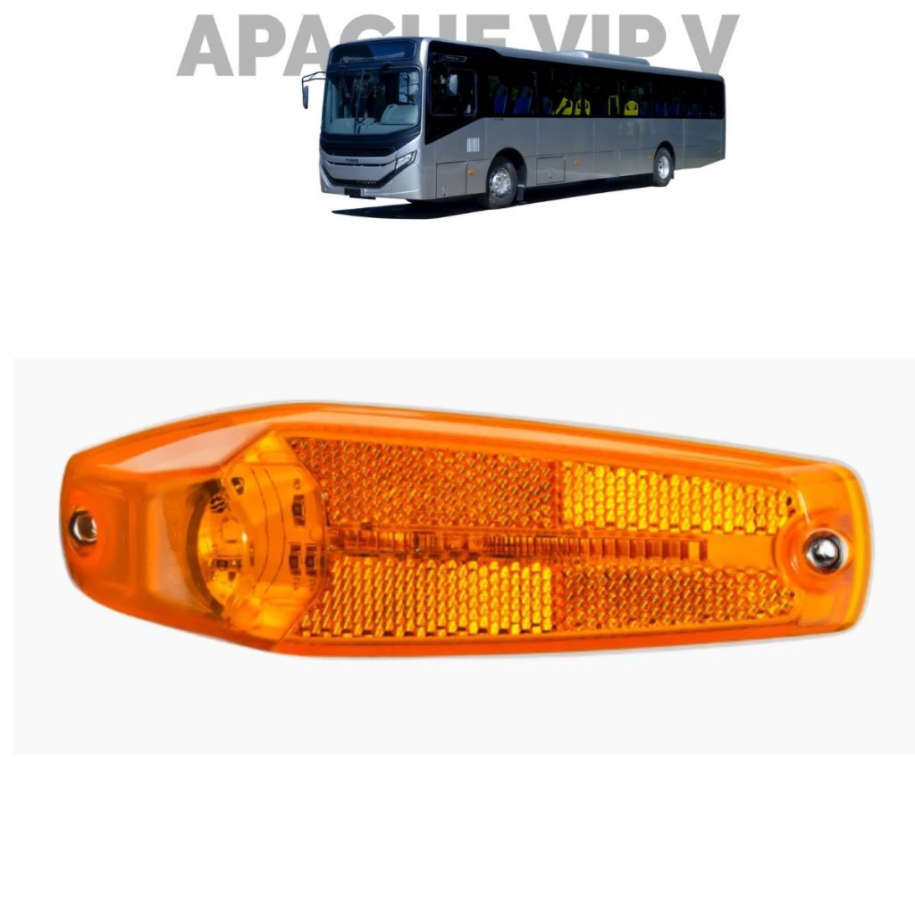 Kit Lanterna Seta Lateral Onibus Caio Apache VIP 5 Moderno 2021Led Bivolt | Shopee Brasil