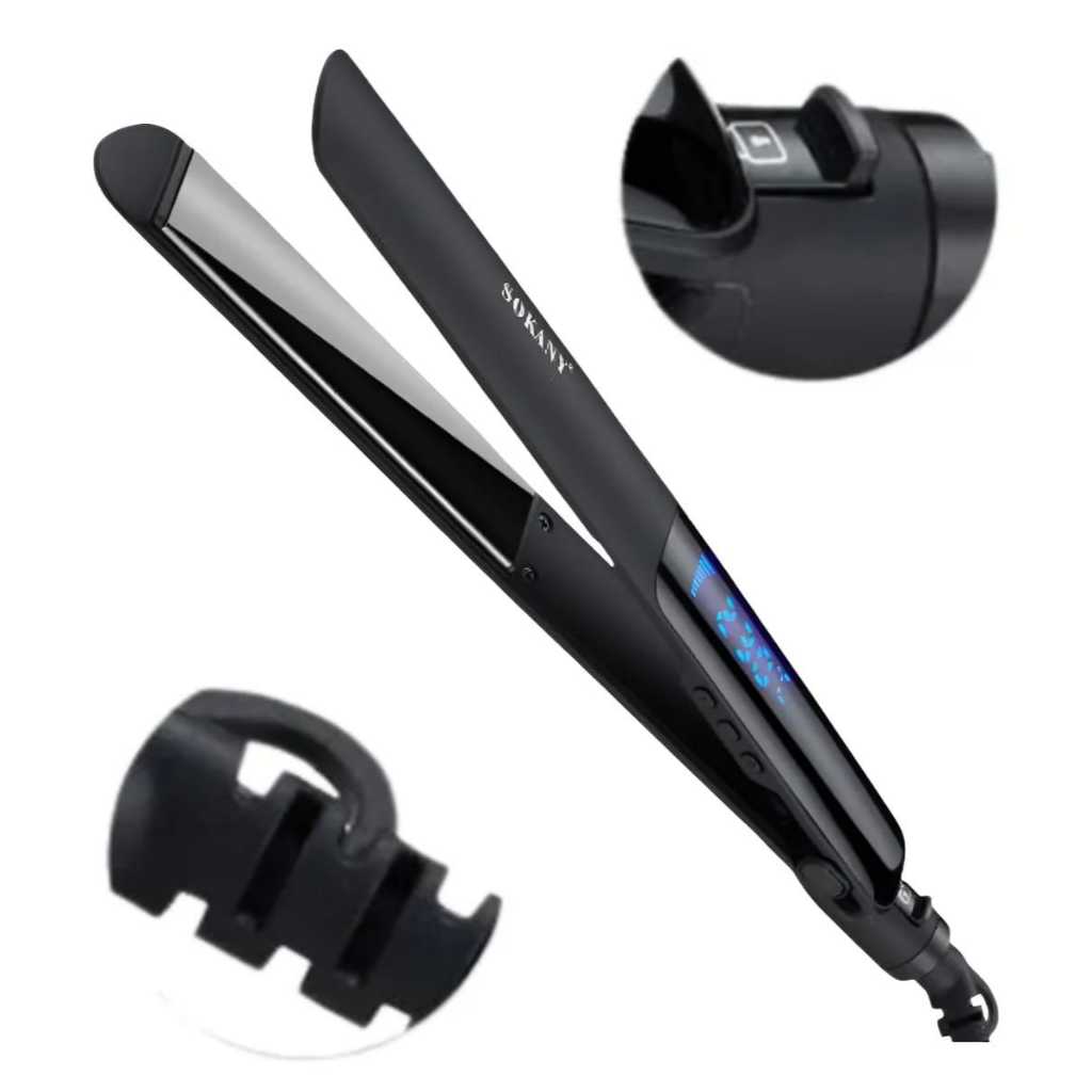 Prancha Chapinha De Cabelo Placa Titânio Bivolt Profissional | Shopee ...