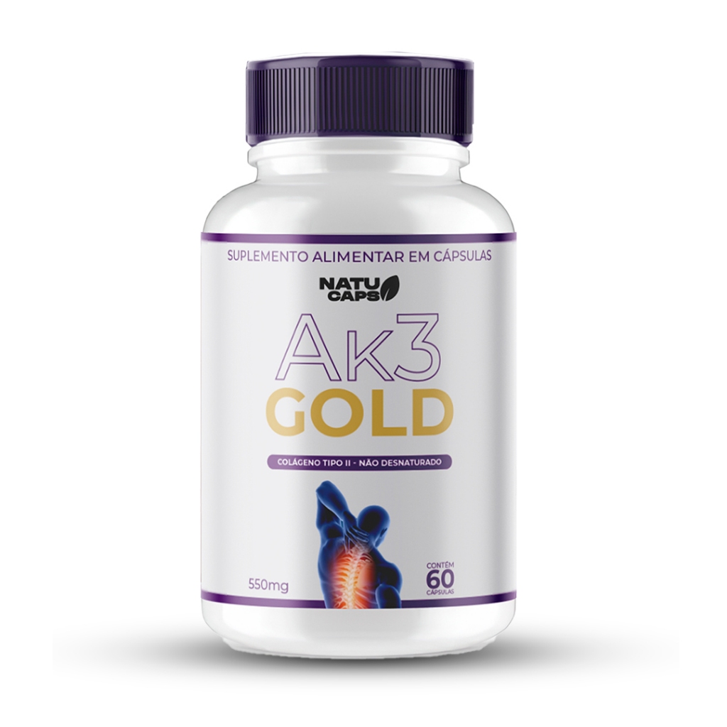 Ak3 Gold - 60 Cápsulas por Pote - Fórmula Avançada. | Shopee Brasil