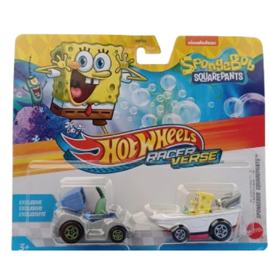 Hot Wheels Racer Verse 2025 Bob Esponja - Plankton & Spongebob ...