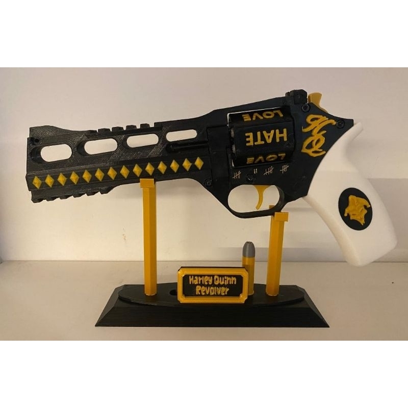 Pistola Harley Quinn - Revolver Harley Quinn para cosplay | Shopee Brasil