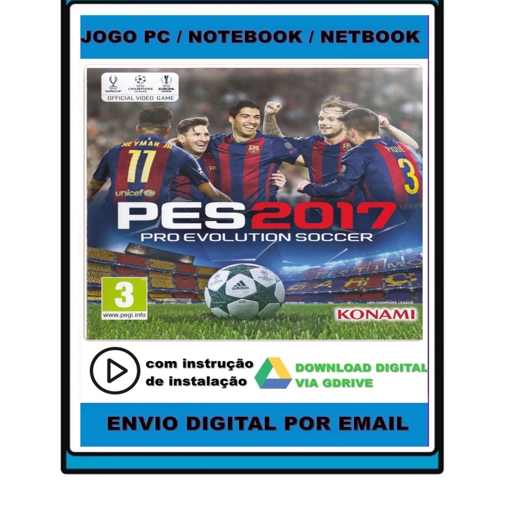 PE - Pro Evolution Soccer 2017 - PES 2017 - Jogo de PC | Shopee Brasil