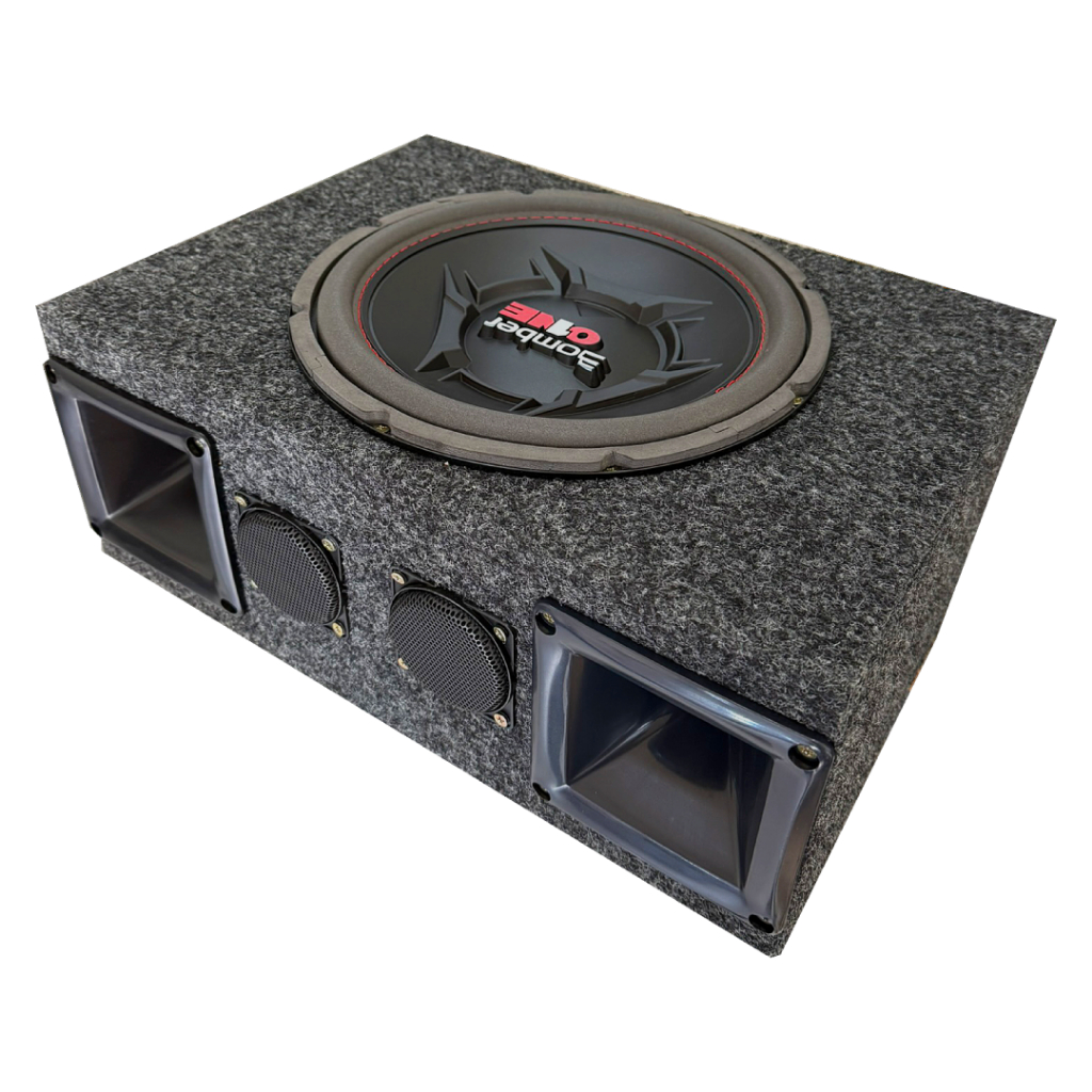 Caixa Trio Dutada Slim Completa + Subwoofer 10 Polegada 850w 4ohms Bomber One | Shopee Brasil