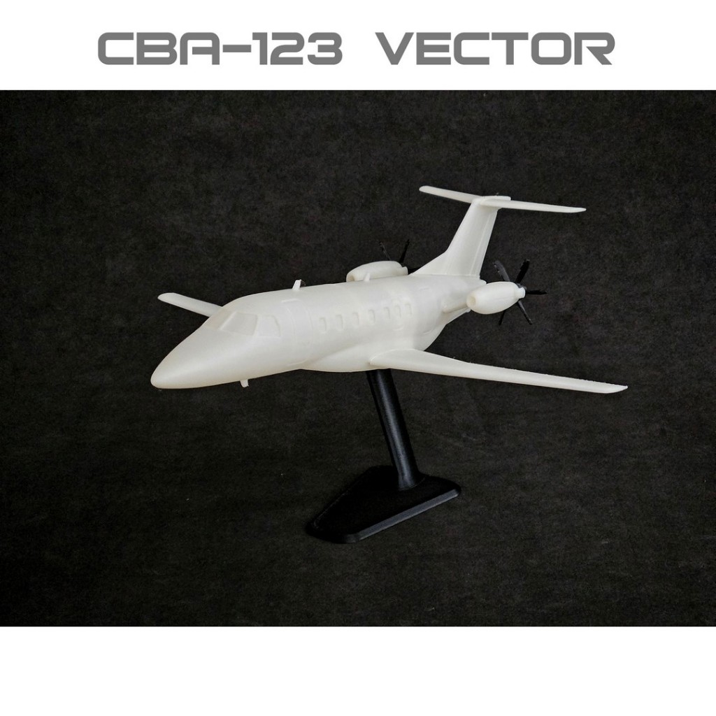 Avião Embraer CBA-123 Vector Maquete Escala 1:72 1:100 Plastimodelo ...