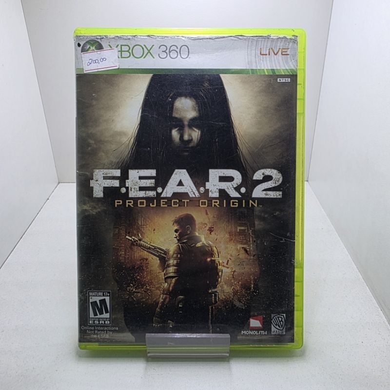 FEAR 2 PROJECT ORIGIN XBOX 360 ORIGINAL MÍDIA FÍSICA | Shopee Brasil