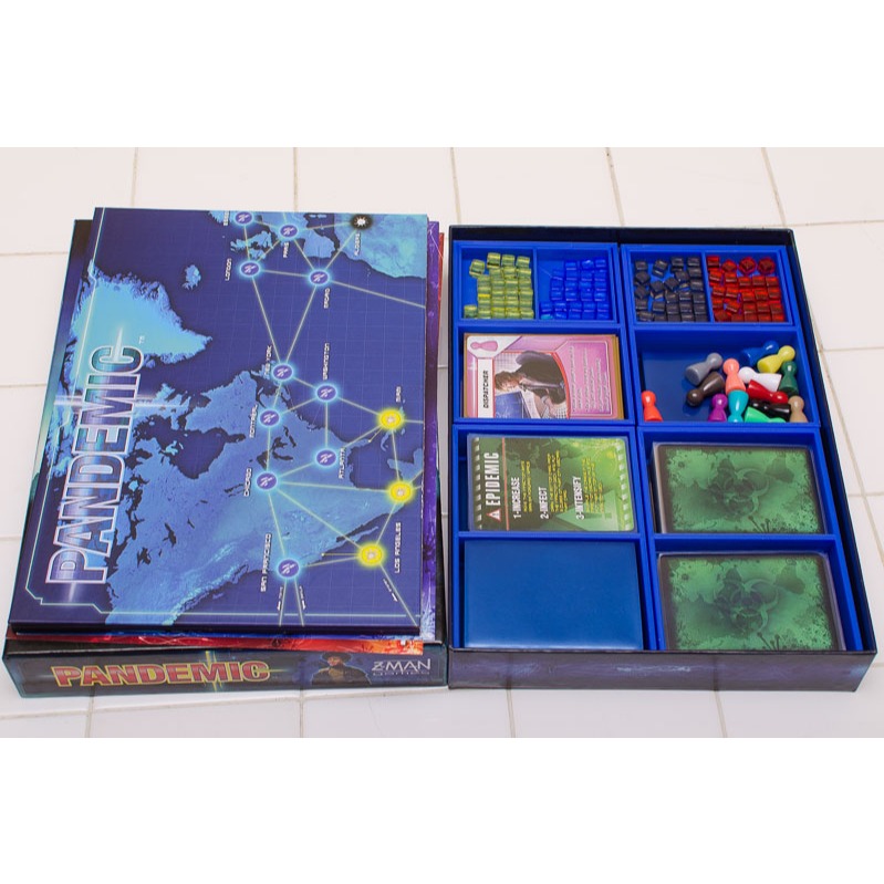 Insert 3D para Jogo Pandemic + Expansão Boardgame Organizador | Shopee Brasil