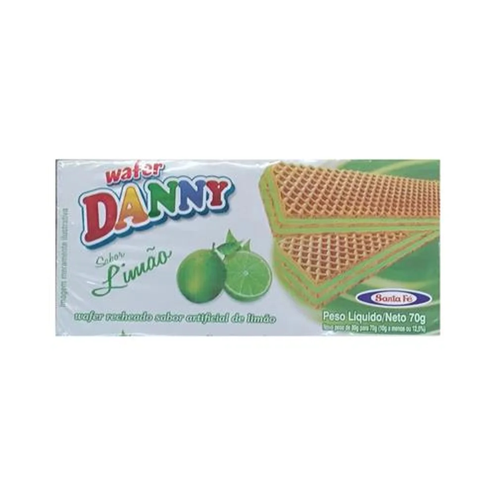 Kit 10 Bolacha Wafer Danny 70g | Shopee Brasil