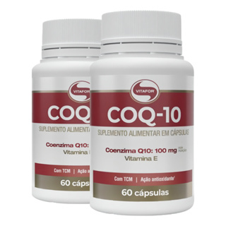 Kit Pote Coq-10 60 Cápsulas Vitamina E Coenzima Q10 - Vitafor | Shopee Brasil