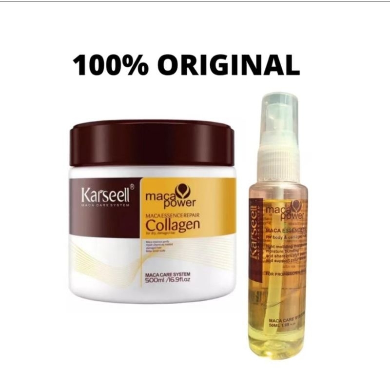 kit karssell máscara 500GR + ÓLEO REPARADOR 50ML ANTI-FRIZZ MACIEZ E ...