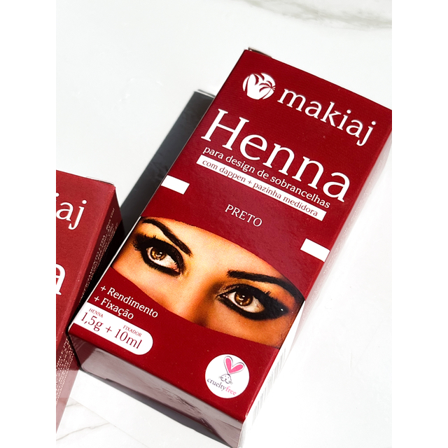 Henna Makiaj em pó Preto – Mais vendido – 100% Natural – Alta qualidade ...