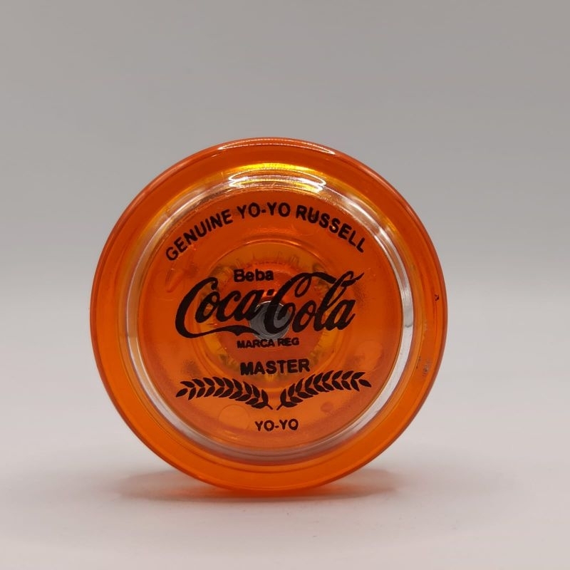 Ioiô Coca-Cola Genuine Russell Yo-Yo 1986 Master Original Yo-Yo Com Eixo Fixo de Madeira Super ...