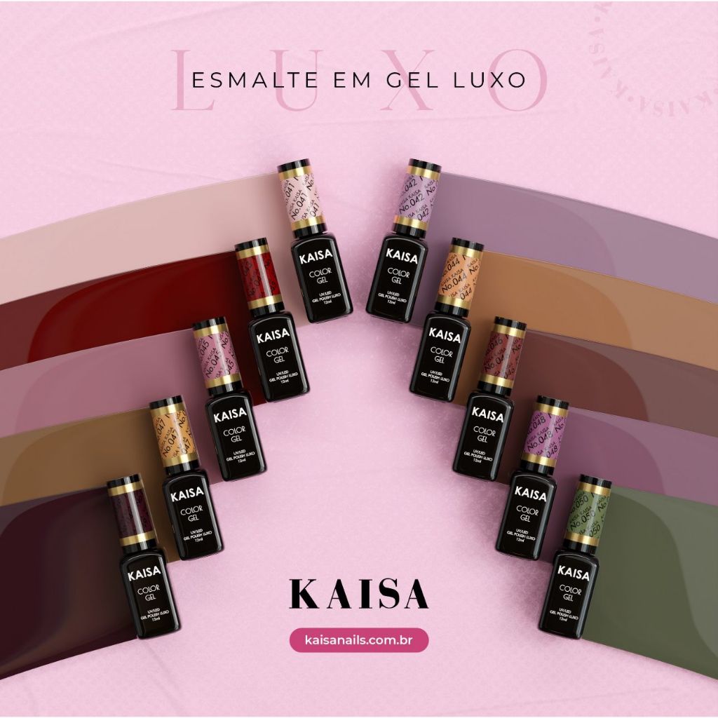 Esmalte Em Gel Kaisa Linha Luxo 12ml Color Gel Polish Original | Shopee ...