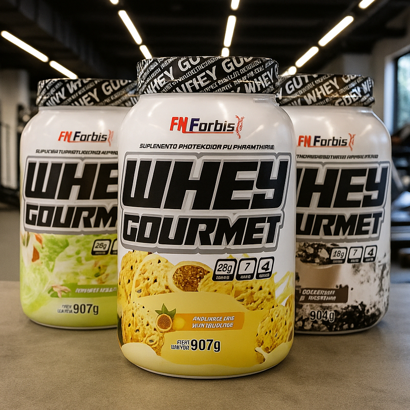 Whey Protein Gourmet Fn Forbis 907g Diversos Sabores - Escorrega o Preço