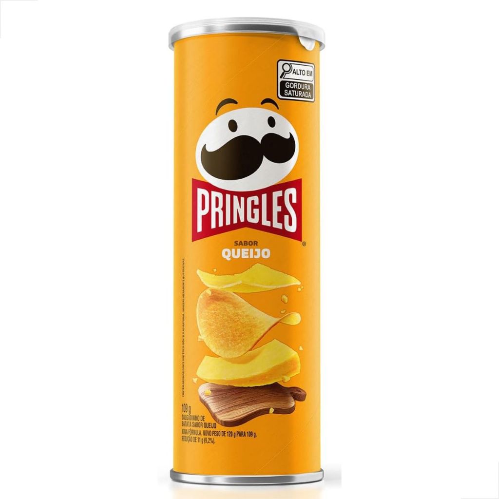 Batata Pringles Sabor Queijo 109g_ Snack Original Importada | Shopee Brasil