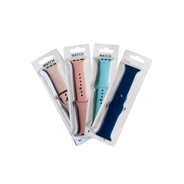 Kit com 4 Pulseiras de Silicone para Smartwatch 42/44/45mm | Shopee Brasil