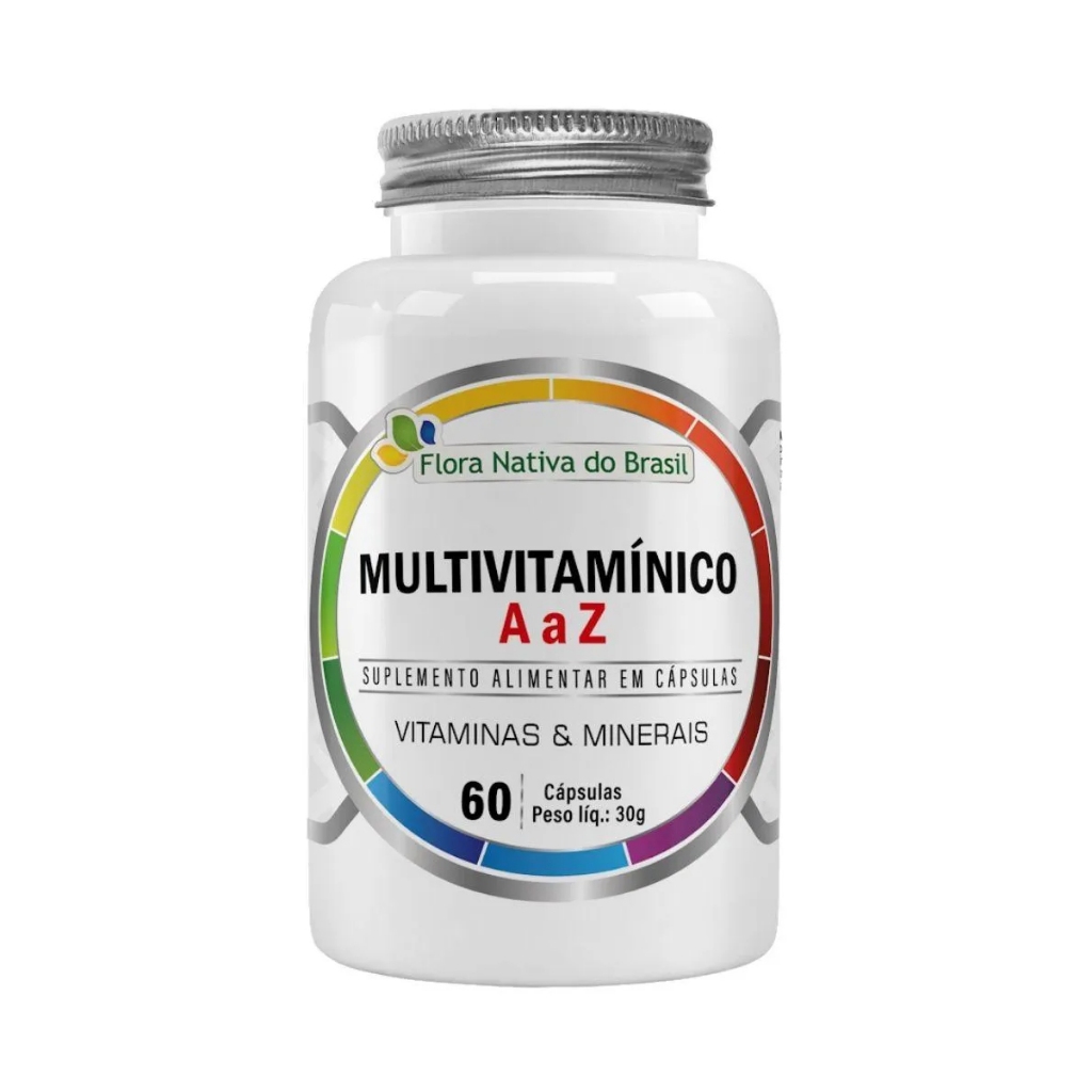 Multivitamínico De A / Z Vitaminas E Minerais 60 Cápsulas | Shopee Brasil