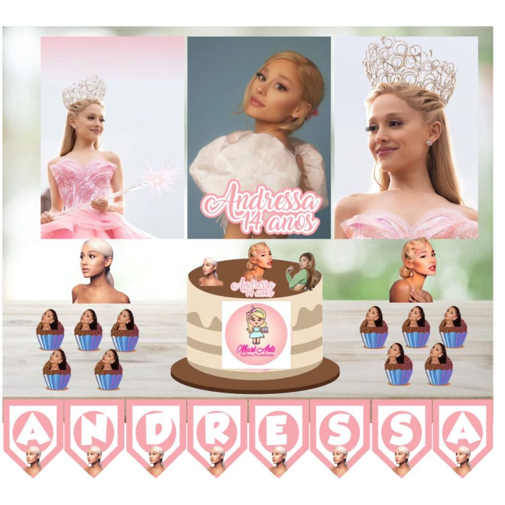 Kit Festa Ariana Grande | Shopee Brasil
