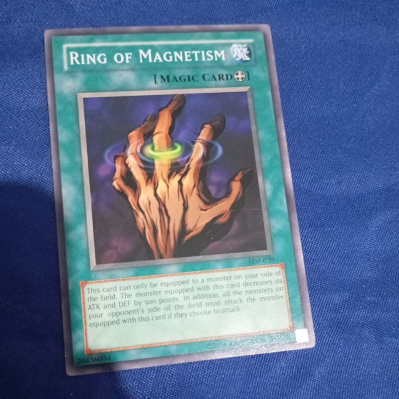 CARTA ORIGINAL YUGI RING OF MAGNETISM | Shopee Brasil