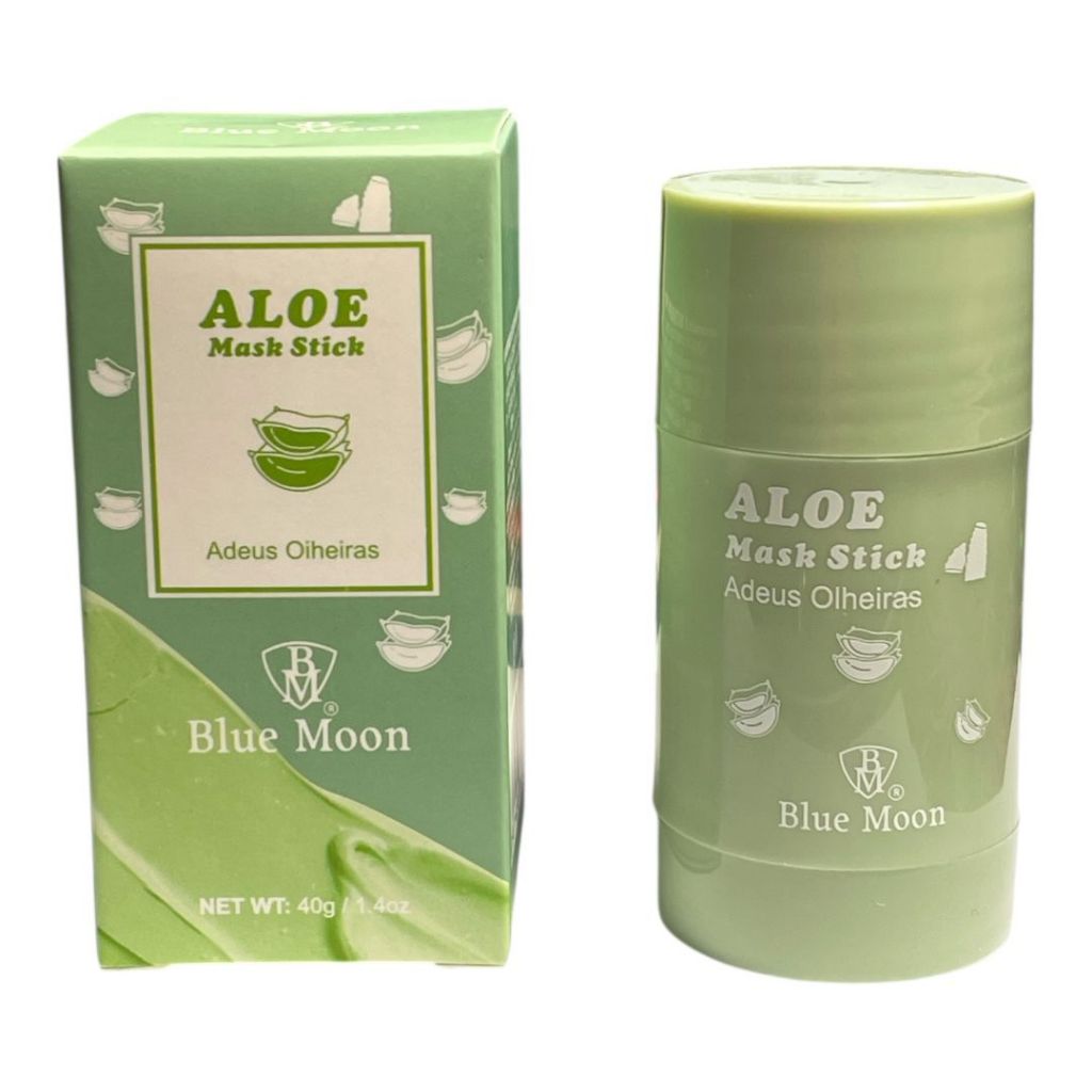 Aloe Mask Stick Adeus Olheiras Blue Moon 40g | Shopee Brasil