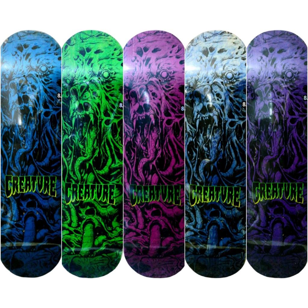 Shape Skate Hard Maple Creature Gringo Beer 8.5 + Lixa Milk + parafuso ...