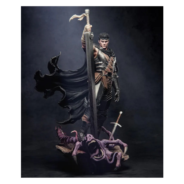Action Figure Guts Berserk – Diorama Épico, Anime Dark, Pintura ...