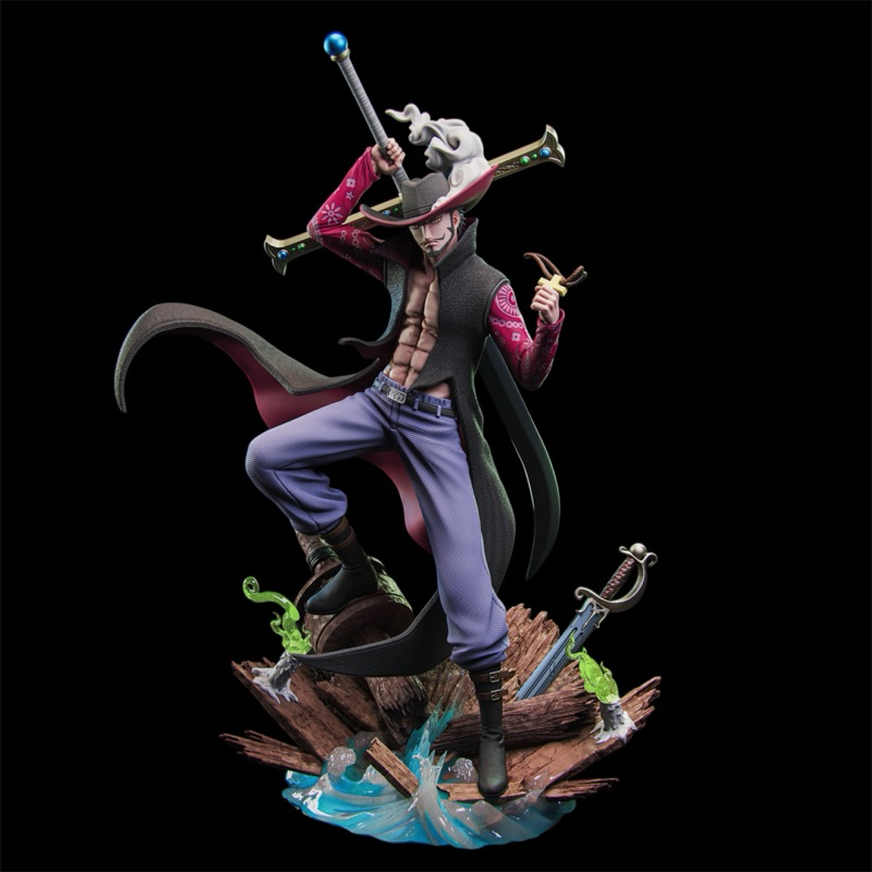 Action Figure Mihawk 30cm One Piece | Shopee Brasil