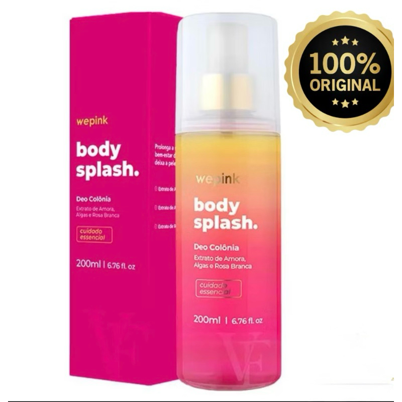 Body Splash VF Desodorante Colônia 200ml - Wepink (Original) | Shopee Brasil