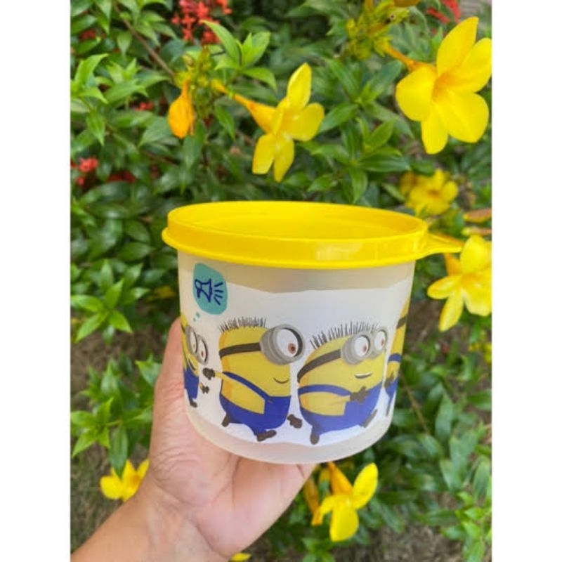 Tupperware Redondinha Minions 500ml | Shopee Brasil