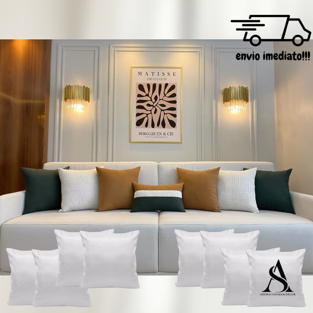 KIT ENCHIMENTO PARA ALMOFADAS, SOFA TAMANHO 45X45 ENVIO FULL IMEDIATO ...
