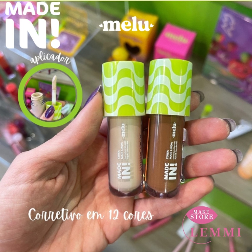 Corretivo Liquido Coisa Mais Linda Made in Melu | Shopee Brasil