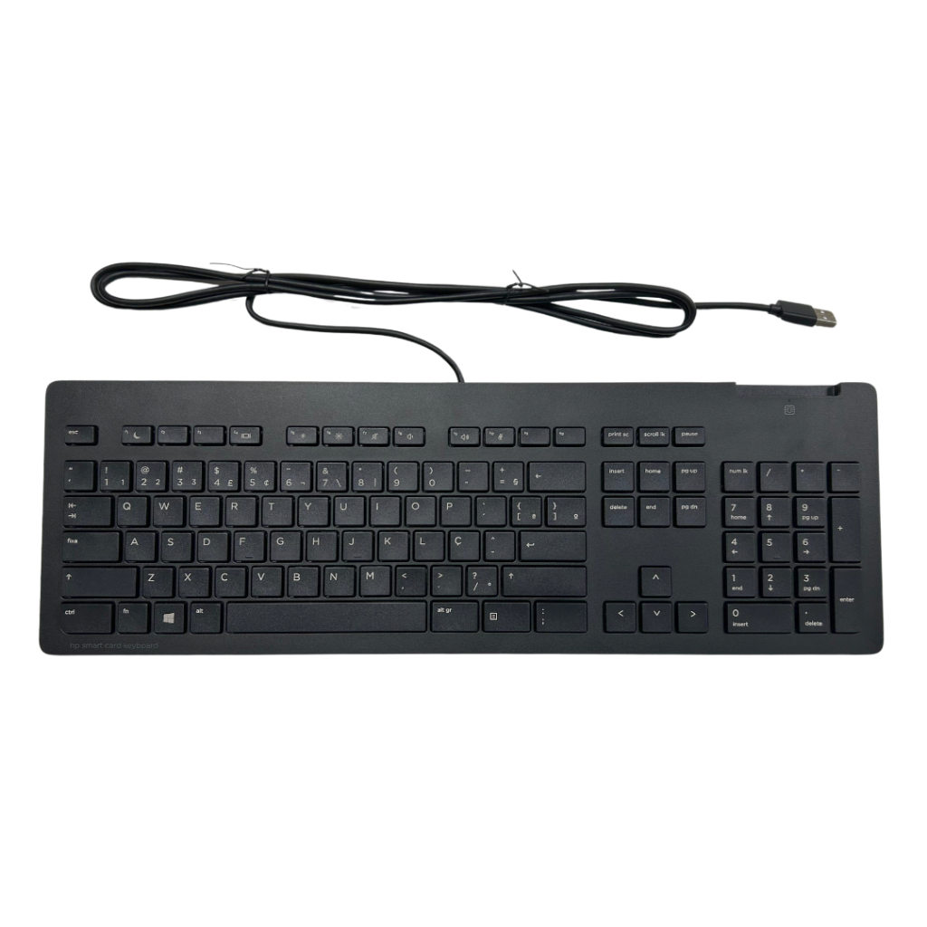 Teclado Usb Slim C/fio Hp Tpc-c001k - Preto | Shopee Brasil