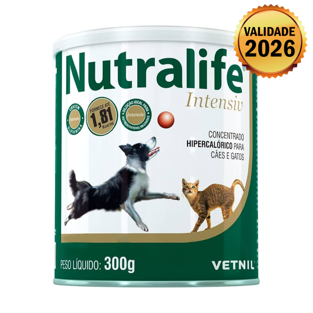 Nutralife Intensive 300g Suplemento P/ Cães E Gatos - Vetnil | Shopee ...
