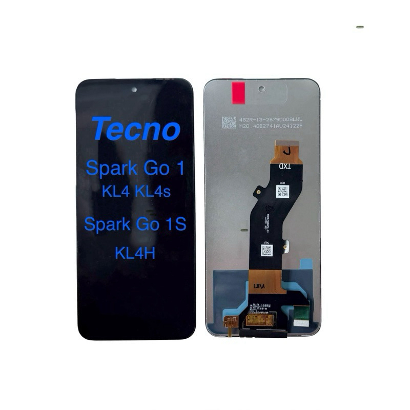 Tela display frontal compatível Tecno Spark Go 1 / Spark Go 1s KL4 KL4s ...