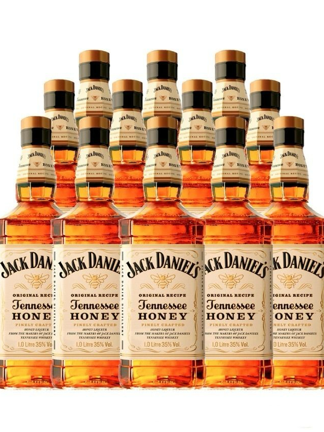Whisky Jack Daniel's Honey Mel 1l 12 Unidades | Shopee Brasil