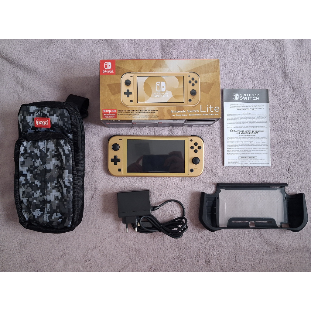 Nintendo Switch Lite Hyrule Edition, Nacional, The Legend of Zelda ...
